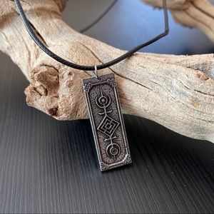 Accessories | Antiqued Silver Tree Of Life Sacred Symbols Amulet | Poshmark